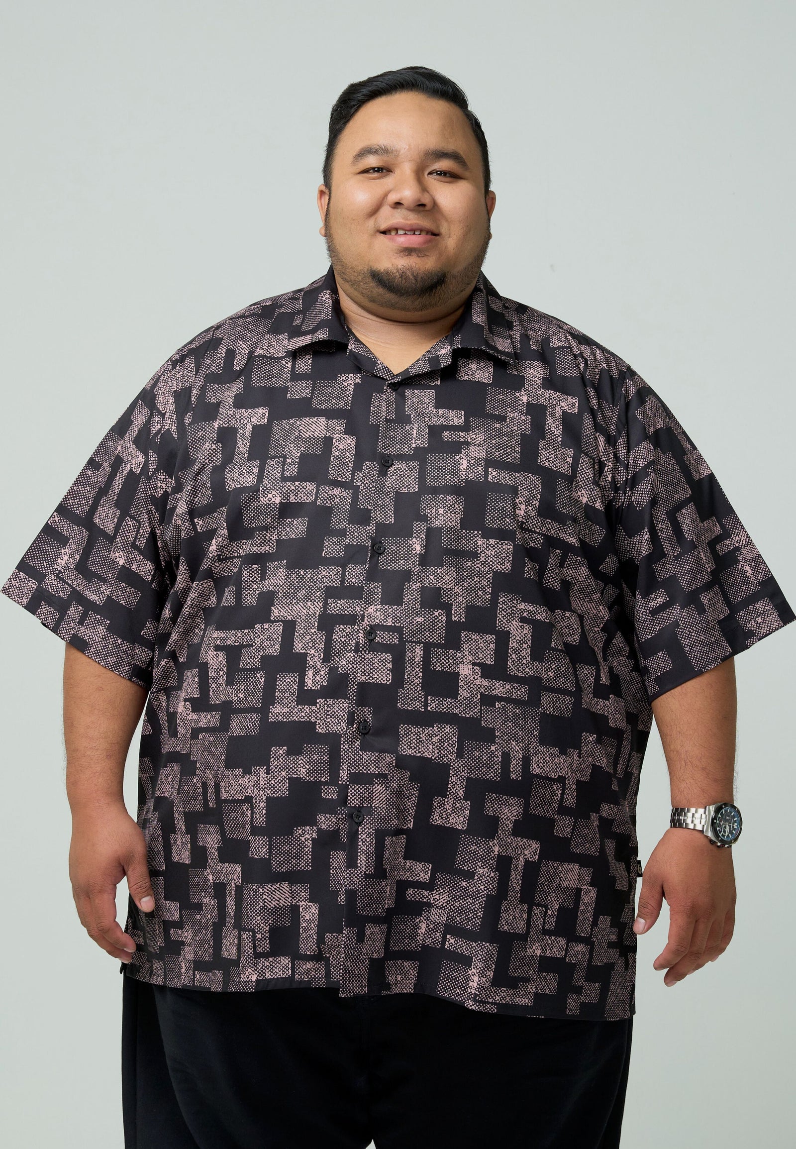 Plus Size Bahamas Cove Shirt - Men's Plus Size Shirt | Kemeja Lelaki S