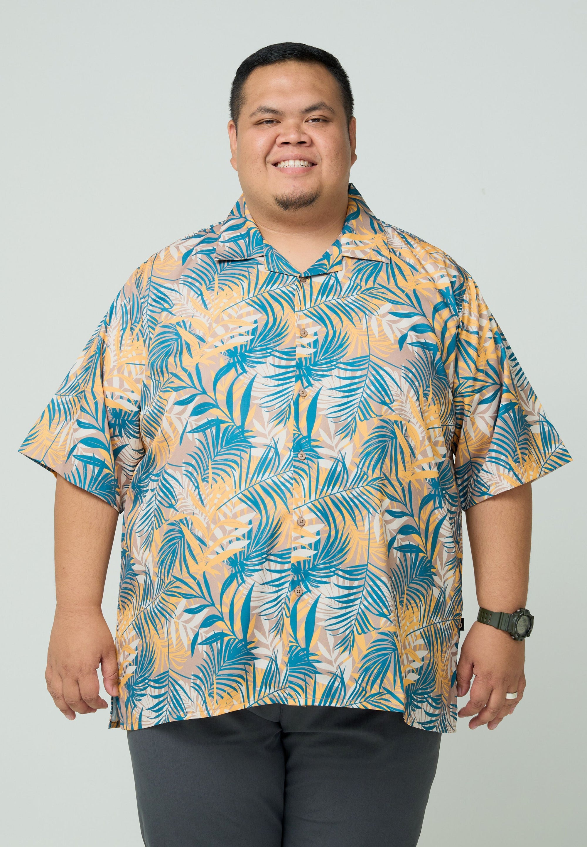 Plus Size Bahamas Davy Shirt - Men's Plus Size Shirt | Kemeja Lelaki S